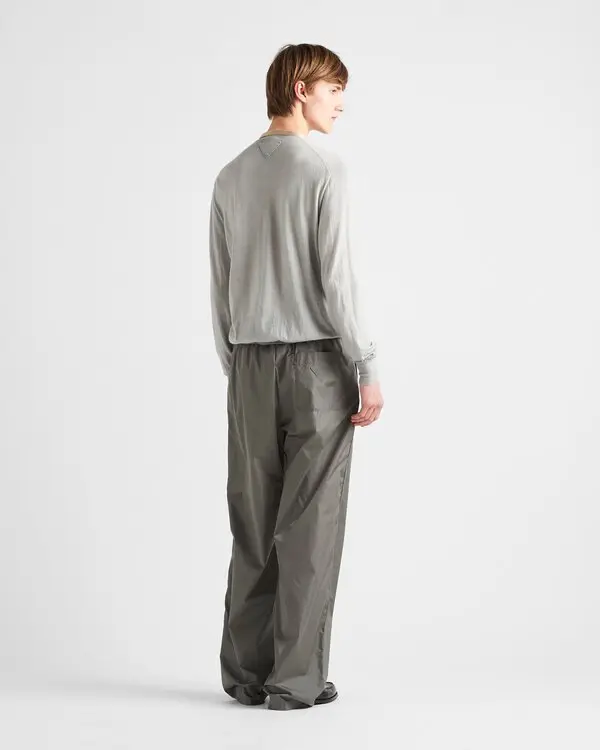 Prada Light Technical Fabric Pants - Iron Gray | Editorialist